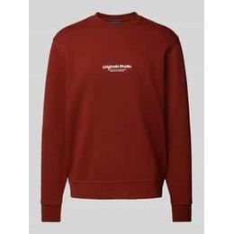 Jack & Jones Sweatshirt mit Label-Print Modell 'VESTERBRO'