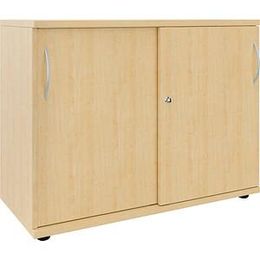 FM Schiebetürenschrank, 4260761570532 königsahorn 1 Fachboden 100,0 x 44,2 x 76,3 cm