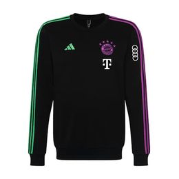 FC Bayern Sweatshirt Teamline - Schwarz - Herren - Adidas