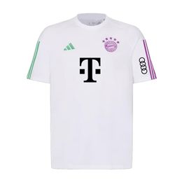 FC Bayern T-Shirt Teamline - Weiß - Herren - Adidas