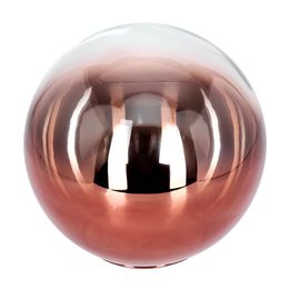 hofstein Glaslampenschirm Gastor Ersatzglas 20 cm Klar, Kupferfarben