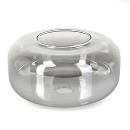 hofstein Boza Ersatzglas 28 cm Klar, Rauchfarben