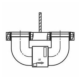 Buderus Logaplus-Paket Luftkanäle LKP900-3, Aufstellung oberhalb Erdgleiche, für WLW196i IR 11-14 - 7739612633