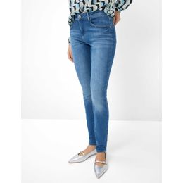 Brax Damen Röhrenjeans Style SHAKIRA, Blau, Gr. 38L