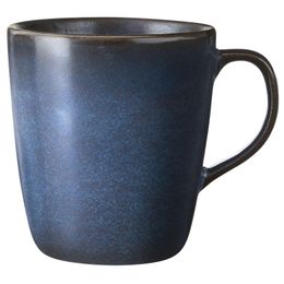 Tasse AIDA RAW "RAW" Trinkgefäße Gr. Ø 9cm x 11,5cm, 350 ml, 6 tlg., blau (midnight blau) Kaffeetasse Tasse Kaffeebecher 35 cl, 4-teilig