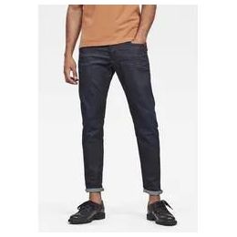 Mendler Regular-fit-Jeans G-STAR "3301 Straight Tapered", Herren, Gr. 33, Länge 30, blau (schwarz, blau), Obermaterial: 79% Baumwolle, 19% Polyester, 2% Elasthan, modisch, normal, Jeans