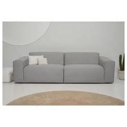 3-Sitzer Inosign "Koa, 228 cm, Modulsofa in Webstoff, Cord" Sofas Gr. B/H/T: 228cm x 88cm x 98cm, Cord, grau (cloud grau) Designsofa in Cord