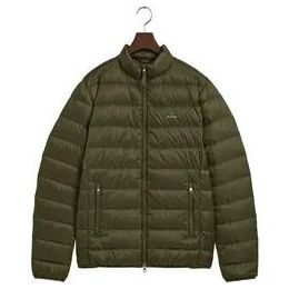 Daunenjacke Gant "Light Down Jacket Daunen leicht pflegeleicht" Gr. XXXL, grün (racing green) Herren Jacken sehr leichte Daunen Steppjacke, Premium Qualität, klasissches Design