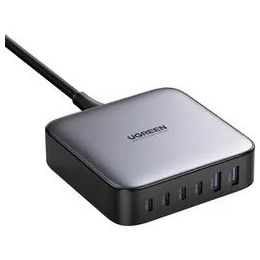 UGREEN USB-Ladegerät "Nexode 2xUSB-A + 4xUSB-C 200W Desktop Fast" Ladegeräte grau (grau, schwarz)