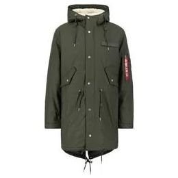 Regen- und Matschjacke Alpha Industries "Alpha Industries Men - Outdoor Jackets Raincoat TL" Gr. 3 XL, grün (schwarz olive) Herren Jacken