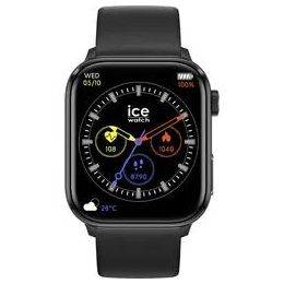 Ice Watch Smartwatch ICE-WATCH "ICE smart 2.0 - 1.96" Smartwatches schwarz Armbanduhr, Damenuhr, Herrenuhr, Silikonarmband, Schrittzähler