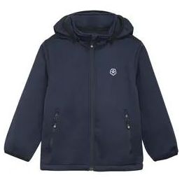 Softshelljacke Color Kids "Softshelljacke COSoftshell" Gr. 128, blau (total eclipse) Mädchen Jacken