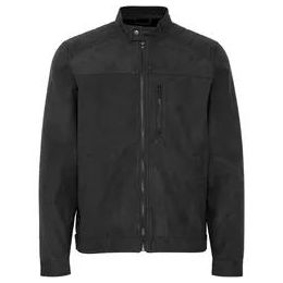 Lederimitatjacke Blend "Lederimitatjacke BHOuterwear" Gr. L, schwarz Herren Jacken