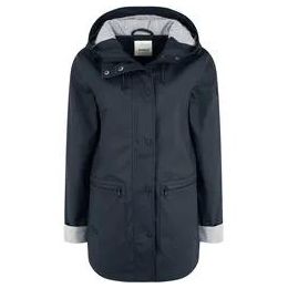 Regenmantel oxmo "Regenjacke OXBecky" Gr. XXL, blau (insignia b) Damen Mäntel