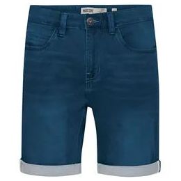 Jeansshorts INDICODE "Jeansshorts IDGodolf" Gr. M, N-Gr, blau (dunkelblau), Herren, Obermaterial: 80% Baumwolle CO. 18% Polyester PES. 2% Elasthan EL., unifarben, Jeans