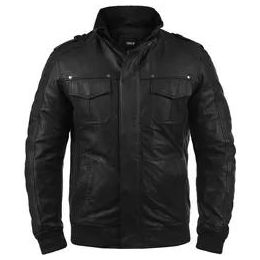 !Solid Lederjacke SOLID "Lederjacke SDCamash" Gr. L, schwarz Herren Jacken