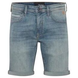 Jeansshorts Blend "Jeansshorts BHDenim" Gr. M, N-Gr, blau (denim vintage blau), Herren, Obermaterial: 70% Baumwolle CO. 28% Polyester PES. 2% Elasthan EL., unifarben, Jeans