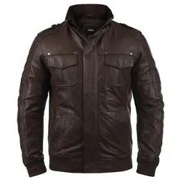 !Solid Lederjacke SOLID "Lederjacke SDCamash" Gr. XXL, braun Herren Jacken