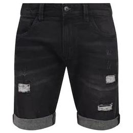 Jeansshorts INDICODE "Jeansshorts IDHallow" Gr. L, N-Gr, schwarz, Herren, Web, Obermaterial: 98% Baumwolle CO. 2% Elasthan EL., Jeans