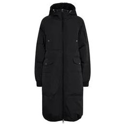 Langmantel Ichi "Parka IHBunala" Gr. S, schwarz, Damen, Obermaterial: 100% Polyester PES., Mäntel