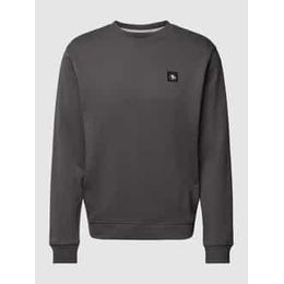 Scotch & Soda Sweatshirt mit Label-Patch Modell 'Essentials'