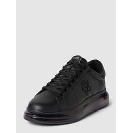 K by KARL LAGERFELD Ledersneaker mit Logo-Applikation