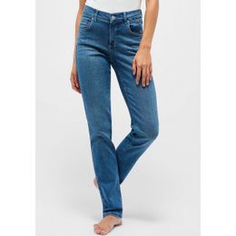 Slim-fit-Jeans Angels "Cici", Damen, Gr. 38, Länge 30, blau (mid blau used), Denim/Jeans, Obermaterial: 93% Baumwolle, 5% Polyester, 2% Elasthan, casual, slim fit, Jeans