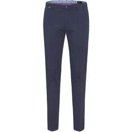 Chinohose Cinque "CIBRODY", Herren, Gr. 50, N-Gr, blau (dunkelblau), Web, Obermaterial: 97% Baumwolle, 3% Elasthan, slim fit lang, Hosen, modisches Strukturmuster
