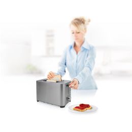 Princess Toaster Edelstahl 2 kurze Schlitze mit 7 Stufen & Brotrost - 850 Watt