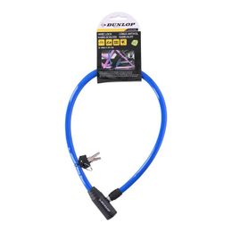 Dunlop - Kabel, diebstahlsicheres Fahrradschloss (blau)