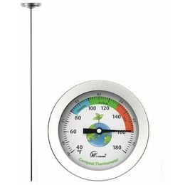 Lablanc - Bodenthermometer – Total Clearance Kompost-Bodenthermometer, Edelstahl-Sonde, Düngemittel, Wasserthermometer, erweitertes