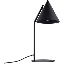 Licht-Erlebnisse Schreibtischlampe Metall E27 49 cm Schwarz Retro Design Tischleuchte