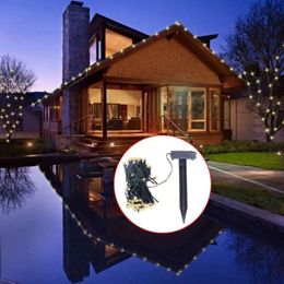 LED-Solar-Lichterkette,Weihnachtsschmuck,Weihnachtsbeleuchtung Warmweiß Weihnachtsdeko CIW75195