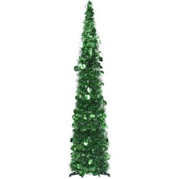 vidaXL - Künstlicher Pop-Up-Weihnachtsbaum Grün 120 cm pet