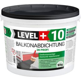 Level+ - level+ Balkonabdichtung Dichtschlämme 2K Terrasse L+10 - 10KG