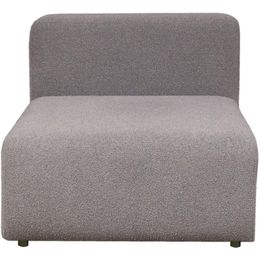 [en.casa] - Sofa-Modul Suldal Sitzelement Webstoff Grau