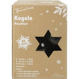 Deko Set aus 26 Christbaumkugeln ø 6, 8, 10 cm Hängedekoration - TrendLine