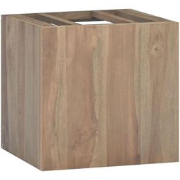 vidaXL - Wand-Badschrank 46x25,5x40 cm Massivholz Teak