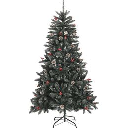 Künstlicher Weihnachtsbaum mit Ständer Grün 150 cm pvc vidaXL