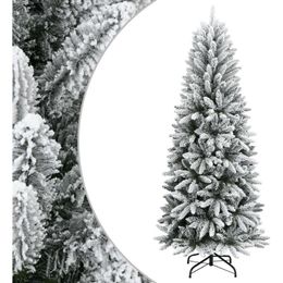 Künstlicher Weihnachtsbaum Beschneit 120 cm pvc&pe vidaXL