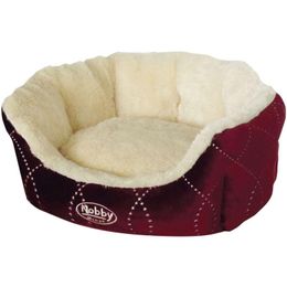 Nobby Komfortbett Ceno oval weinrot/beige Hundebetten