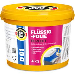 Halbau - Flüssigfolie Perfect Badabdichtung Dichtmembran Dichtfolie D01 - 4KG