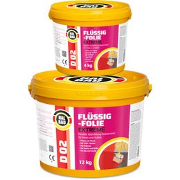 HALBAU Flüssigfolie Extreme Badabdichtung Dichtmembran Dichtfolie D02 - 16KG