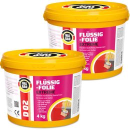 Halbau - Flüssigfolie Extreme Badabdichtung Dichtmembran Dichtfolie D02 - 8KG