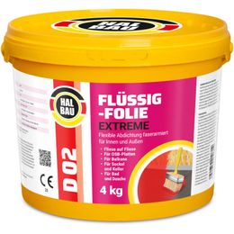 Halbau - Flüssigfolie Extreme Badabdichtung Dichtmembran Dichtfolie D02 - 4KG