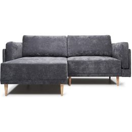 Sofa l Form Cali, Anthrazit, 236 x 172 cm Vitalispa