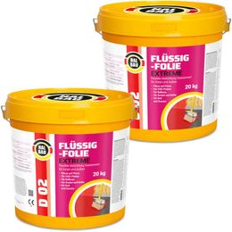 Halbau - Flüssigfolie Extreme Badabdichtung Dichtmembran Dichtfolie D02 - 40KG