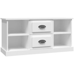 TV-Schrank Weiß 99,5x35,5x48 cm Holzwerkstoff vidaXL