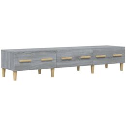 TV-Schrank Grau Sonoma 150x34,5x30 cm Holzwerkstoff vidaXL