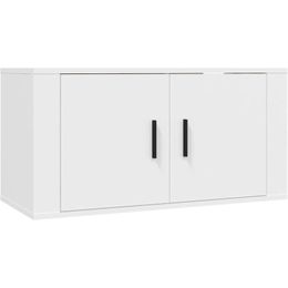 Jinlefu - TV-Wandschrank Weiß 80x34,5x40 cm vidaXL